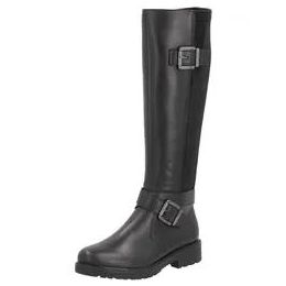 Stiefel Remonte "Remonte Stiefel Glattleder", Damen, Gr. 38, schwarz, Glattleder, Schuhe Stiefel