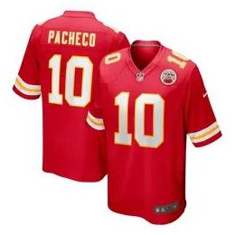 Footballtrikot Nike "Nike Trikot Kansas City Chiefs NFL Home Game Jersey Pacheco 10", Herren, Gr. L, rot (mehrfarbig), 100% Polyester, Trikots