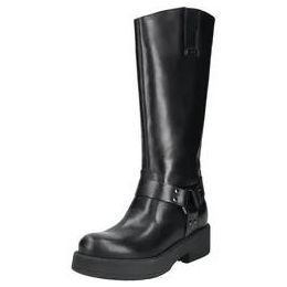 Stiefel Nero Giardini "Nero Giardini Stiefel Leder", Damen, Gr. 38, schwarz, Leder, Schuhe Stiefel