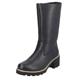 Stiefel Remonte "Remonte Stiefel Glattleder", Damen, Gr. 40, schwarz, Glattleder, Schuhe Stiefel
