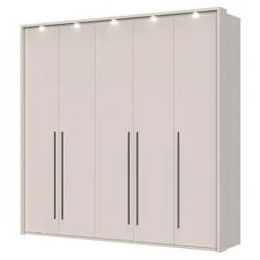 Dreht&uuml;renschrank OTTO HOME "Opera mit oder ohne Kranz inkl. LED-Bel.,B 227,272,317 oder 362 cm", cashmere, B:232cm H:226cm T:60cm, FSC-zertifizierter Holzwerkstoff, MDF, Schr&auml;nke, Dreht&uuml;renschrank, UV lackiert, Soft Close Funktion, H&ouml;henverstellbare F&uuml;&szlig;e