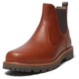 Chelseaboots Timberland "BRITTON ROADMID CHELSEA BOOT", Herren, Gr. 41,5, md brn f grain w dk brn, Leder, Schuhe Chelseaboots, Stiefelette, Winterschuhe, Ankle Boots