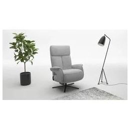 Sit & More TV-Sessel SIT & MORE "Triple Seven Xtra large, bis 200kg belastbar, mit Herz-Waage Funktion", grau, B:86cm H:111cm T:86cm, 100%Polyester, Sessel, inkl. Kopfteil- & Drehfunktion, wahlweise mit Akku und Aufstehhilfe