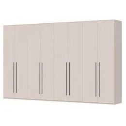 Dreht&uuml;renschrank OTTO HOME "Opera mit oder ohne Kranz inkl. LED-Bel.,B 227,272,317 oder 362 cm", cashmere, B:362cm H:224cm T:56cm, FSC-zertifizierter Holzwerkstoff, MDF, Schr&auml;nke, Dreht&uuml;renschrank, UV lackiert, Soft Close Funktion, H&ouml;henverstellbare F&uuml;&szlig;e