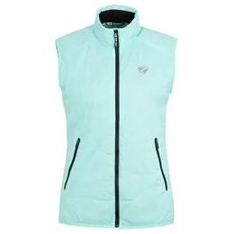 Funktionsweste Ziener "NALIA-Z vest lady", Damen, Gr. 36, radiant lagoon, Obermaterial: 100% Polyester; Obermaterial 2: 84% Polyester, 16% Elasthan; Futter: 100% Polyester; Wattierung: 100% Polyester, Westen Funktionsweste