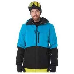Skijacke Killtec "KSW 280 MN SKI JCKT", Herren, Gr. XL, sky, Obermaterial: 100% Polyester;Futter: 100% Polyamid;F&uuml;llung: 100% Polyester, Jacken Skijacke, Wasserdichte Herrenjacke mit Schneefang und Teflon EcoEliteTM