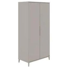 Kleiderschrank YUNY BY PAIDI "BROTHER STU inkl. Kleiderstangen und Einlegeb&ouml;den", grau (taupe), B:94,7cm H:194,5cm T:52,4cm, Holzwerkstoff, Schr&auml;nke, Kleiderschrank, zertifizierte Qualit&auml;t, Soft-Close
