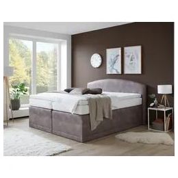 Boxspringbett "Madeira", grau, B:195cm L:210cm, Westfalia Schlafkomfort, Komplettbetten, Boxspringbett