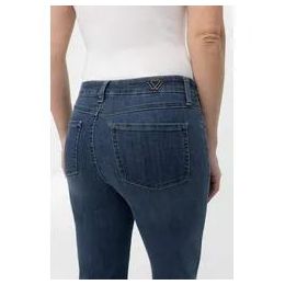5-Pocket-Jeans WONDERJEANS "Relaxed Straight", Damen, Gr. 38, L&auml;nge 30, blau stone, Denim/Jeans, Obermaterial: 87% Baumwolle, 10% Polyester, 3% Elasthan, straight fit, Jeans 5-Pocket-Jeans, Cool, modern und vielseitig zu stylen