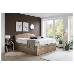 Boxspringbett "Madeira", beige, B:195cm L:210cm, Westfalia Schlafkomfort, Komplettbetten, Boxspringbett