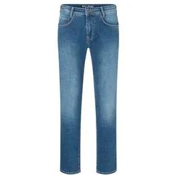 Straight-Jeans MAC "Arne", Herren, Gr. 36, L&auml;nge 32, blau (authentic blau used), Denim/Jeans, Obermaterial: 99% Baumwolle, 1% Elasthan, gerade, Jeans Straight-Jeans, in gepflegter Optik, mit Stretch