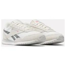 Sneaker Reebok CLASSIC "CLASSIC AZ", Damen, Gr. 41, grau (chalk, chalk, grau 5), Leder, Synthetik, Textil, Schuhe Sneaker