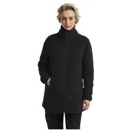 Funktionsmantel Jack Wolfskin "HIGH CURL COAT W", Damen, Gr. XS, schwarz, Obermaterial: 100% Polyester, M&auml;ntel, W&auml;rmend, winddicht, &Uuml;bergangsjacke