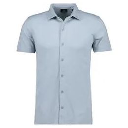 Poloshirt Ragman, Herren, Gr. M, silber (silber, 024), Popeline, Baumwolle, regular fit, ohne Ausschnitt, Shirts