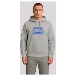 Kapuzenpullover F4NT4STIC "Retro Car Japanese Streetstyle", Herren, Gr. 3XL, grau melange, Obermaterial: 80% Baumwolle, 20% Polyester, relaxed fit, Pullover Kapuzenpullover, Japan Streetwear Styles