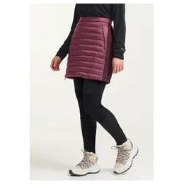 A-Linien-Rock Jack Wolfskin "ROUTEBURN PRO INS SKIRT W", Gr. XL (46), raisin, Obermaterial: 100% Polyester, R&ouml;cke A-Linien-Rock