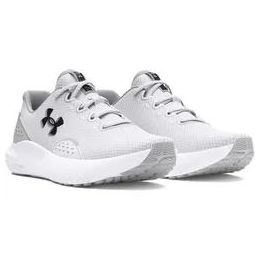 Laufschuh Under Armour "UA Charged Surge 4", Damen, Gr. 41, wei&szlig; (wei&szlig;, halo gray, schwarz), Synthetik, Textil, Schuhe Laufschuh, Gute D&auml;mpfung