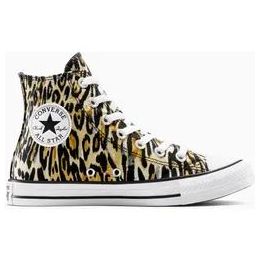Sneaker Converse "CHUCK TAYLOR ALL STAR", Damen, Gr. 39,5, schwarz, wei&szlig;, braun, Textil, Schuhe Sneaker