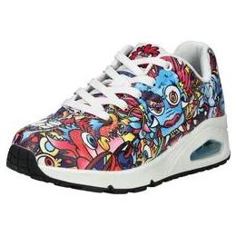 Sneaker Skechers "Skechers Sneaker Synthetik", Damen, Gr. 38, bunt (mehrfarbig), Synthetik, Schuhe Sneaker
