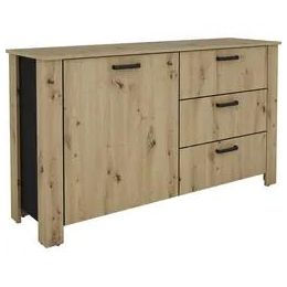 Sideboard ByLiving "Faro", artisan eiche, B:140cm H:84cm T:40cm, FSC-zertifizierter Holzwerkstoff, Sideboards, Sideboard, moderne Kommode in verschiedenen Farben verf&uuml;gbar, 140cm.