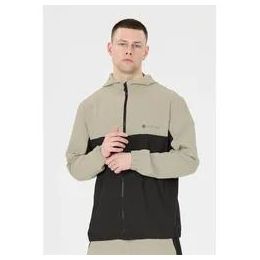 Outdoorjacke Virtus "Kylan", Herren, Gr. L, schwarz, grau, 92% Polyester, 8% Elasthan, mehrfarbig, normal, ohne Ausschnitt, Jacken Outdoorjacke, mit wasserabweisender Beschichtung