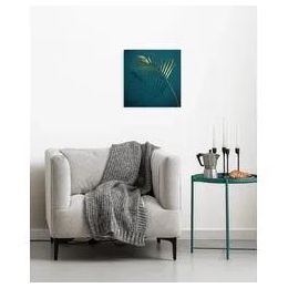 Leinwandbild Komar "Casino Nights - Gr&ouml;&szlig;e 30 x 30 cm", blau (farbe bild(er): blau, goldfarben), B:30cm, Holz, Papier, Bilder, Leinwandbild, Keilrahmenbild mi Echtholzrahmen