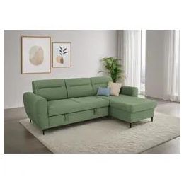 Ecksofa TRENDS BY HG "Bella L-Form, B: 248 cm", d508 enjoy new 47 wintermoss, B:248cm H:87cm T:153cm, 92% Polyester;8% Nylon, Sofas, Ecksofa, mit Bettfunktion & Bettkasten