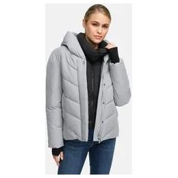 Winterjacke Marikoo "Nadiraa", Damen, Gr. M, grau, Obermaterial: 100% Polyester; Futter: 100% Polyester; Wattierung: 100% Polyester; &Auml;rmelfutter: 100% Polyester, Jacken Winterjacke, 2-in-1 Funktion Herausnehmbare Polyester-Innenteil