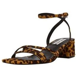 Riemchensandale Steve Madden "Steve Madden Sandalen Leder", Damen, Gr. 38, braun (leopard), Leder, Schuhe Riemchensandale