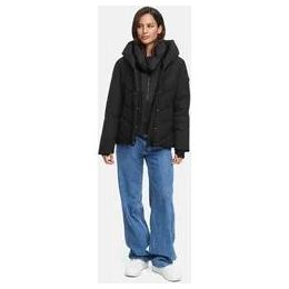 Winterjacke Marikoo "Nadiraa", Damen, Gr. XS, schwarz, Obermaterial: 100% Polyester; Futter: 100% Polyester; Wattierung: 100% Polyester; &Auml;rmelfutter: 100% Polyester, Jacken Winterjacke, 2-in-1 Funktion Herausnehmbare Polyester-Innenteil