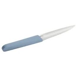 Steakmesser Woll "Cutting Edge", blau, 1 Stk., Edelstahl, Kunststoff, Essmesser, aus deutschem Edelstahl gem&auml;&szlig; DIN 1.4116