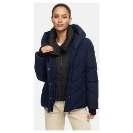 Winterjacke Marikoo "Nadiraa", Damen, Gr. M, blau (navy), Obermaterial: 100% Polyester; Futter: 100% Polyester; Wattierung: 100% Polyester; &Auml;rmelfutter: 100% Polyester, Jacken Winterjacke, 2-in-1 Funktion Herausnehmbare Polyester-Innenteil