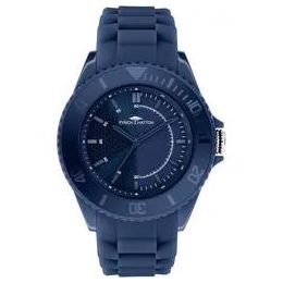 Quarzuhr Fynch-Hatton, blau, Armbanduhren, Herren, Quarzuhr, Armbanduhr, Herrenuhr, Silikonarmband, analog