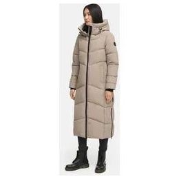 Winterjacke Marikoo "Firella", Damen, Gr. M, beige (taupegrau), Obermaterial: 100% Polyester; Futter: 100% Polyester; Wattierung: 100% Polyester; &Auml;rmelfutter: 100% Polyester, Jacken Winterjacke, extra lange Passform und seitliche Bel&uuml;ftungs&ouml;ffnungen