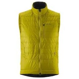 Funktionsweste Gonso "Trail Vest Primaloft M", Herren, Gr. M, gelb (dunkelgelb), 100% Polyester, Westen Funktionsweste, wattierte atmungsaktive Herren Weste, hohe W&auml;rmeisolation