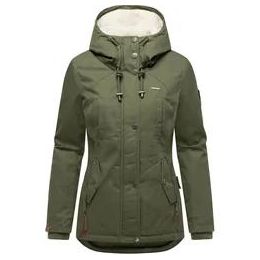 Winterjacke Marikoo "Bikoo", Damen, Gr. S (36), gr&uuml;n (helloliv), Oberstoff: 100% Baumwolle. Futter: 100% Polyester. Wattierung: 100% Polyester. &Auml;rmelfutter: 100% Polyester, figurumspielend h&uuml;ftbedeckend, hoch geschlossener Ausschnitt, &Auml;rmel ohne &Auml;rmelschlitz Rippstrickb&uuml;ndchen, Jacken Winterjacke, sportliche Damen Outdoor Baumwolljacke mit Kapuze