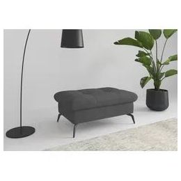 Sit & More Polsterhocker SIT & MORE "Amica", grau, B:102cm H:47cm T:69cm, 90% Polyester, 10% Polyamid, Hocker, Polsterhocker, mit Stauraum