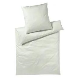 Bettw&auml;sche Elegante "Hamburger Streifen", pistazie, B/L: 155cm x 220cm, 1 Stk., 1 Stk., Mako-Satin, B/L: 80cm x 80cm, 2 Stk., Mako-Satin, Obermaterial: 100% Baumwolle, Bettw&auml;sche, Bettw&auml;sche, angenehmes Hautgef&uuml;hl
