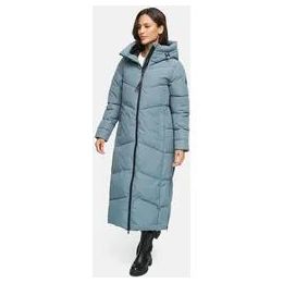 Winterjacke Marikoo "Firella", Damen, Gr. M, blau (stormyblau), Obermaterial: 100% Polyester; Futter: 100% Polyester; Wattierung: 100% Polyester; &Auml;rmelfutter: 100% Polyester, Jacken Winterjacke, extra lange Passform und seitliche Bel&uuml;ftungs&ouml;ffnungen