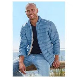 H.I.S. Steppjacke H.I.S, Herren, Gr. S (44/46), blau (hell blau), Obermaterial: 100% Polyester. Futter: 100% Polyester, unifarben, Basic, Jacken Steppjacke, leicht und gut zu verstauen