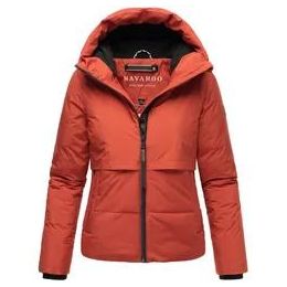 Steppjacke Navahoo "Liebesk&uuml;ken XIV", Damen, Gr. XXL (44), orange (terrakotta), Obermaterial: 100% Polyester. Innenfutter: 100% Polyester. &Auml;rmelfutter: 100% Polyester. Wattierung: 100% Polyester, tailliert h&uuml;ftlang, hoch geschlossener Ausschnitt, &Auml;rmel ohne &Auml;rmelschlitz Rippstrickb&uuml;ndchen, Jacken Steppjacke, modische Damen Winterjacke mit Fleece-Innenfutter