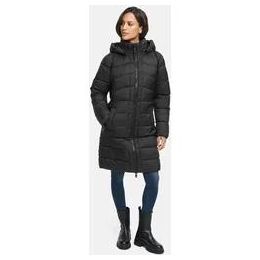 Winterjacke Marikoo "Kaltn&auml;schen", Damen, Gr. S, schwarz, Obermaterial: 100% Polyester; Futter: 100% Polyester; Wattierung: 100% Polyester; &Auml;rmelfutter: 100% Polyester, Jacken Winterjacke, mit abnehmbarer Kapuze und hochschlie&szlig;endem Kragen