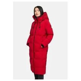 Winterjacke Marikoo "Tikoraa", Damen, Gr. XS, deep rot, Obermaterial: 100% Polyester; Futter: 100% Polyester; Wattierung: 100% Polyester; &Auml;rmelfutter: 100% Polyester, Jacken Winterjacke, mit extra langem Schnitt und hohem Kragen