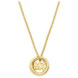 Kette mit Anh&auml;nger Michael Kors "Schmuck Geschenk Metall Halskette PREMIUM", gold (gelbgoldfarben), Halsketten, Damen, ohne Zirkonia, Metall, L: 45,5 B: 1mm, wahlweise mit oder ohne Zirkonia, B:1mm