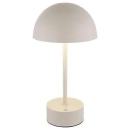 OTTO HOME LED Tischleuchte "Briia - Akku Tischleuchte mit CCT", beige (sandfarben), 1, &Oslash; 16cm H: 28cm, 1 Stk., Leuchten, Touchdimmer, CCT, USB, Akkulampe, dimmbar, warmwei&szlig; - kaltwei&szlig;, LED Tischleuchte
