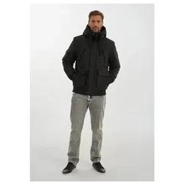 Winterjacke Alessandro Salvarini "ASNehlo", Herren, Gr. 3XL, schwarz, Obermaterial: 100% Polyester; Futter: 100% Polyester; Wattierung: 100% Polyester; &Auml;rmelfutter: 100% Polyester, Jacken Winterjacke, innen mit warmem Teddyfell