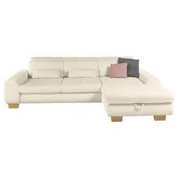 Ecksofa, rosa (rose), SET ONE BY Musterring, Sofas, B/H/T: 307cm x 86cm x 195cm, Cord, Ottomane rechts, Sitzh&ouml;he 49cm,Sitztiefenverstellung im 3-Sitzer,Kopfteilverstellung,ohne Bettfunktion,ohne Bettkasten, 88% Polyester;12% Polyamid, Ecksofa, whlw. mit Funktion, Kaltschaum, in Cord, rose, Sitzh&ouml;he 49, B:307cm H:86cm T:195cm