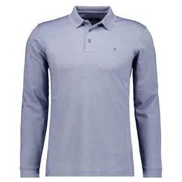 Poloshirt Ragman, Herren, Gr. L, blau (taubenblau), Baumwollmischung, regular fit, ohne Ausschnitt, Shirts