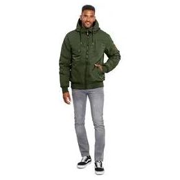 Winterjacke Alessandro Salvarini "ASWeighty", Herren, Gr. XL, schwarz olive, Obermaterial: 100% Polyester; Innenseite: 100% Polyester; Futter: 100% Polyester, Jacken Winterjacke, mit weichem Teddyfell innen