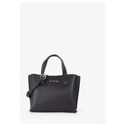Shopper Valentino BAGS "SHOPPING FALL RE", Damen, Gr. B/H/T: 24cm x 19,5cm x 10cm, schwarz, Lederimitat, Taschen Shopper, Damen Umh&auml;ngetasche, Tragetasche, Schultertasche mit Logoschriftzug